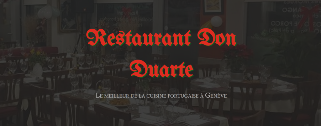 Don Duarte - Genève | Restaurant Don Duarte